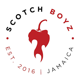 Trademarks On Call : SCOTCH BOYZ EST. 2016 JAMAICA