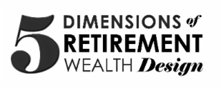 Trademarks On Call : 5 DIMENSIONS OF RETIREMENT WEALTH DESIGN