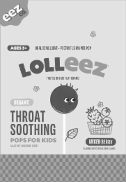 Trademarks On Call : EEZ CO. LOLLEEZ AGES 3+ ORAL DEMULCENT PECTIN 11.5 ...